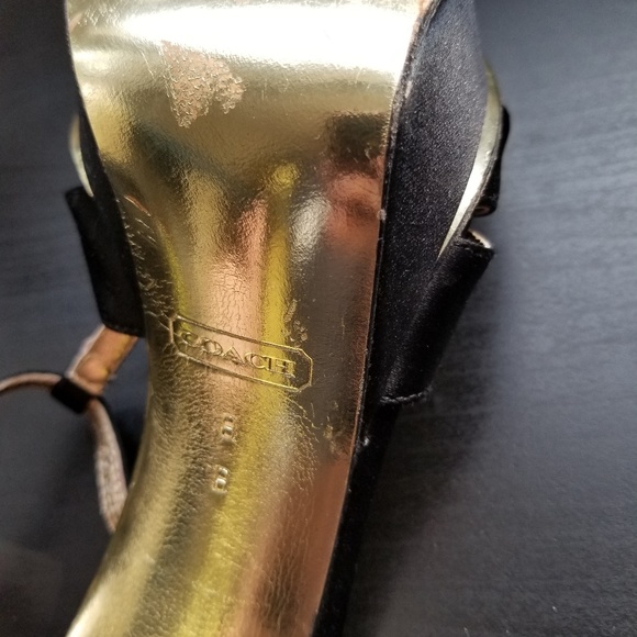 Coach | Shoes | Coach Formal Open Toe Heels | Poshmark
